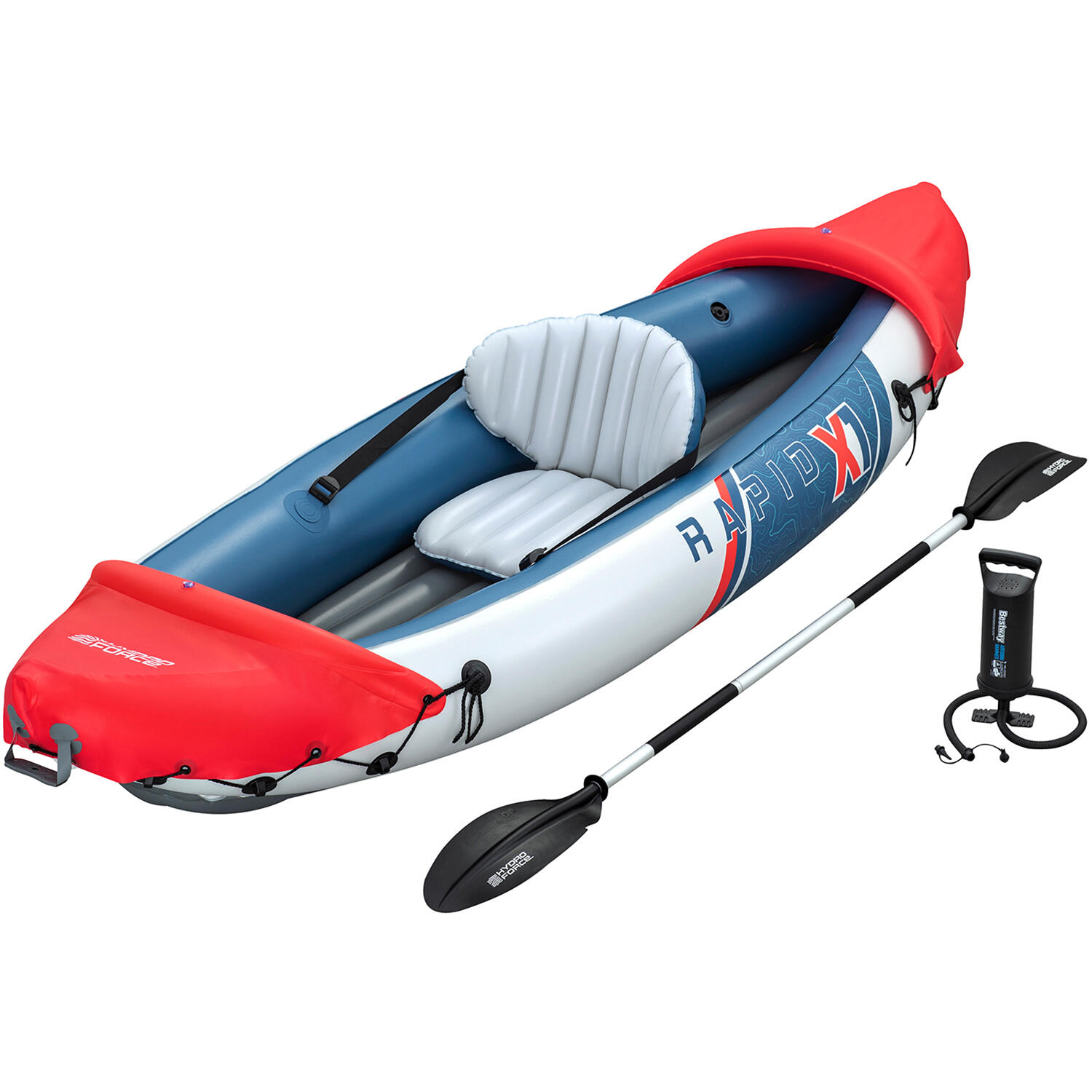 Hydro-Force Rapid X1 Inflatable Kayak, Inflatable 1 Person Kayak ...